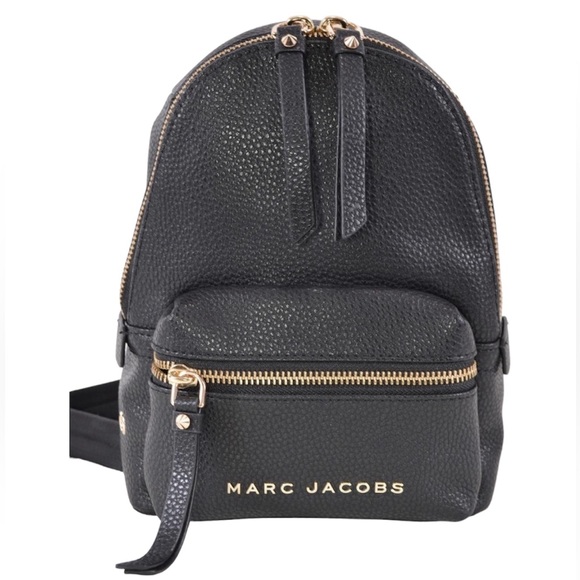 Marc Jacobs | Bags | New Marc Jacobs Mini Pebbled Black Leather ...